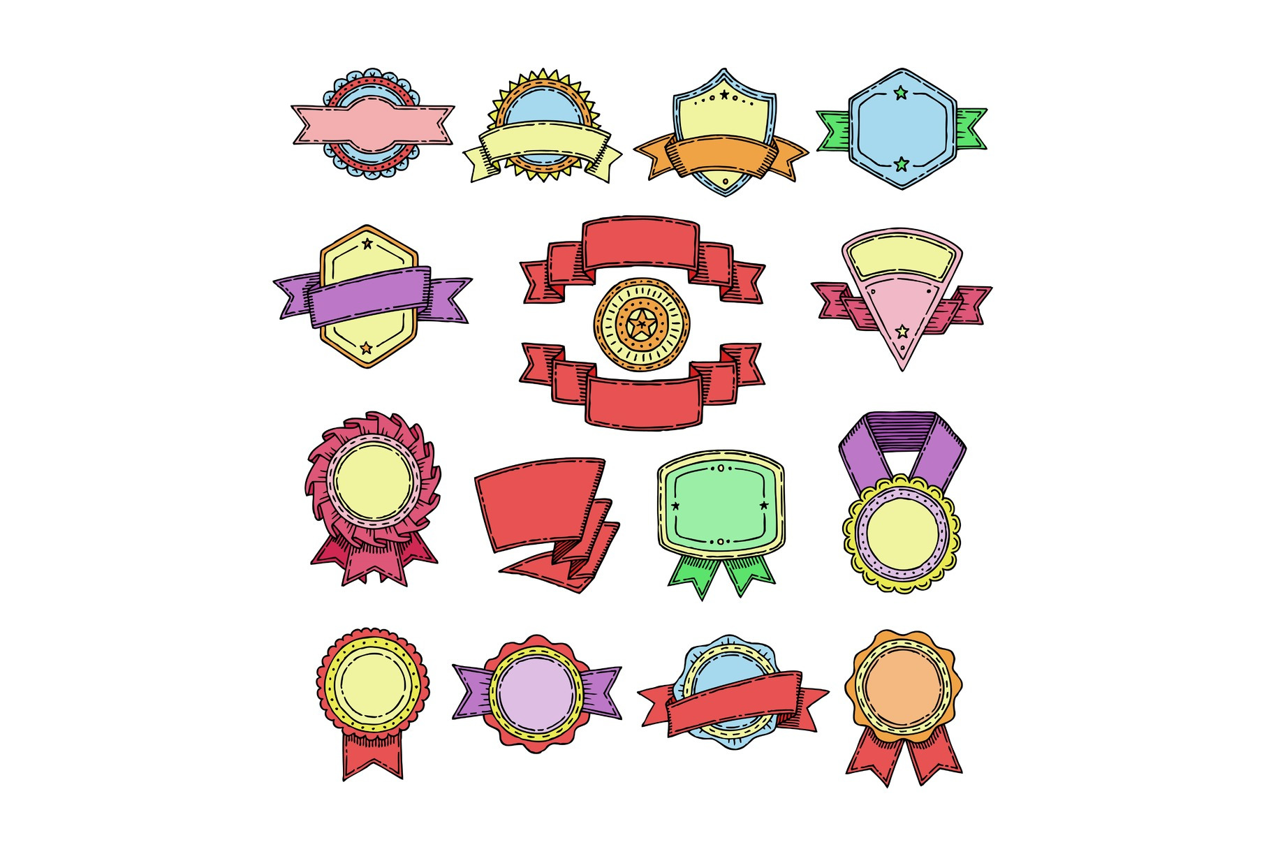 Badge vector quality element for, a Decorative Illustration by RocketArt