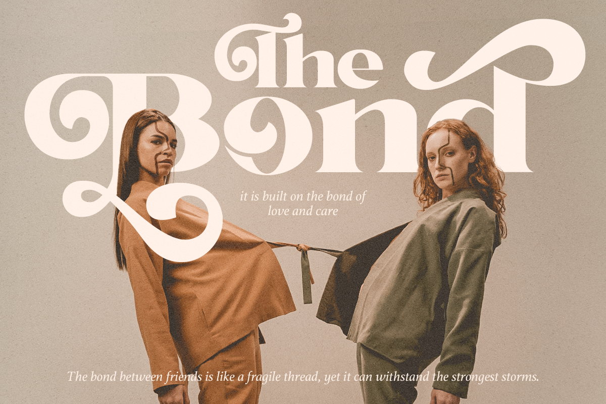 Peachy Retro - Modern Retro Serif, a Serif Font by Dharmas Studio