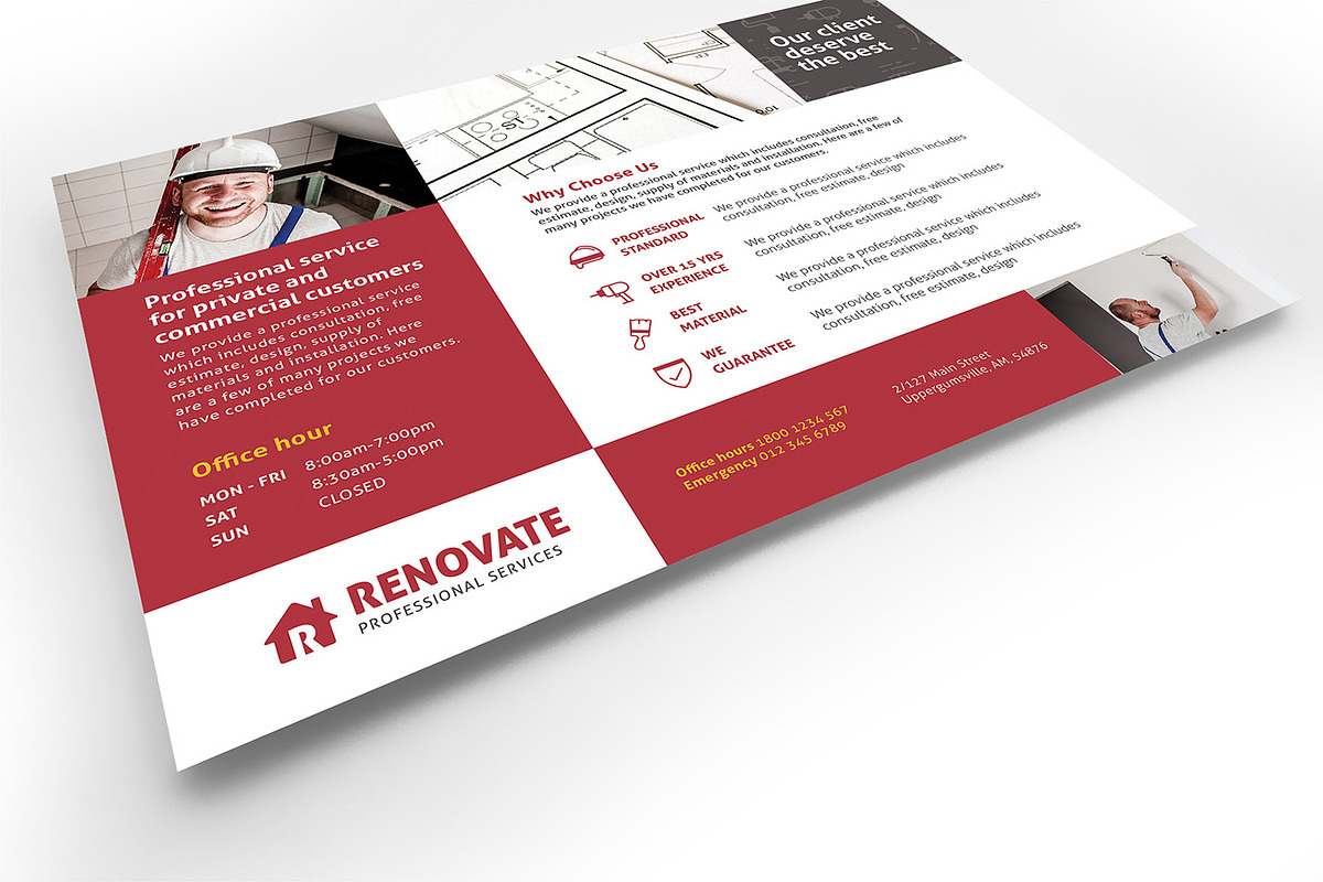 Tradesman Flyer, a Flyer Template by BrandPacks
