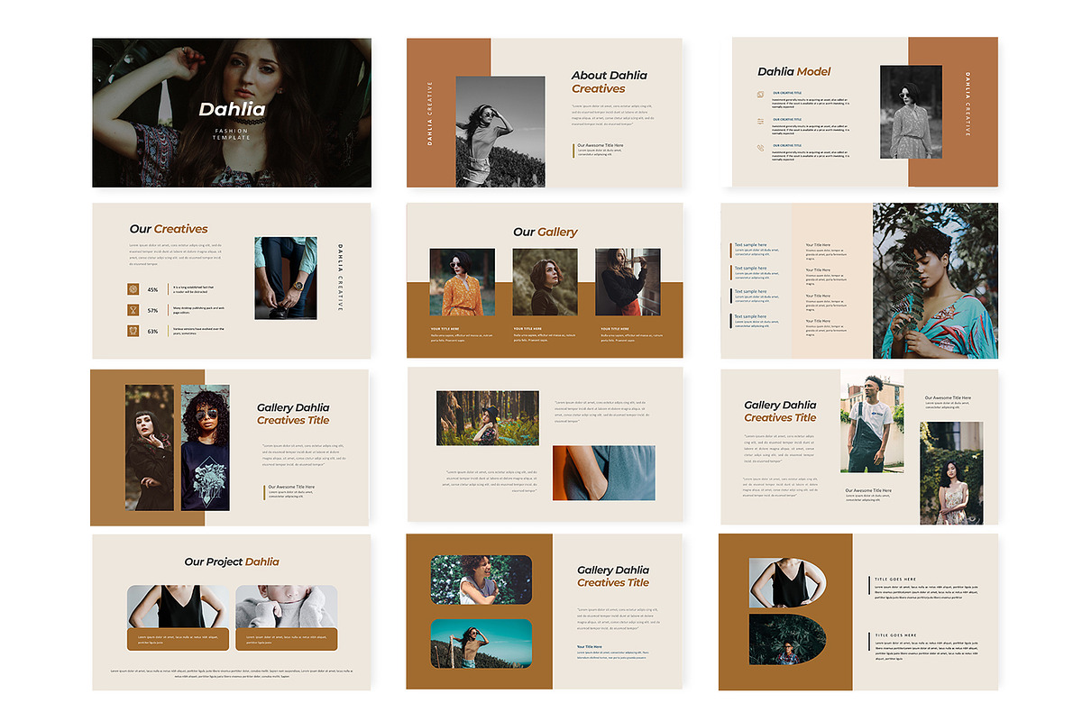 Dahlia - Powerpoint Template, a Presentation Template by AQR Studio