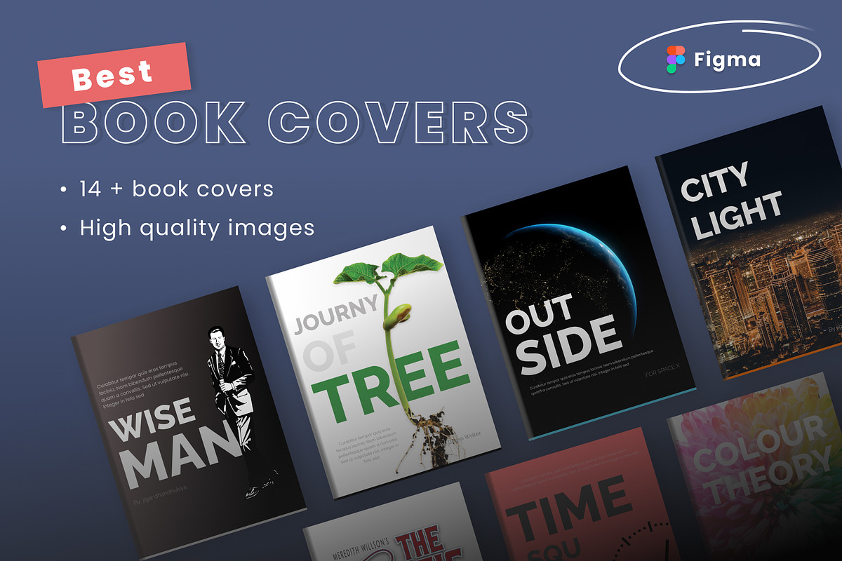 Gorgeous Book cover photo figma file