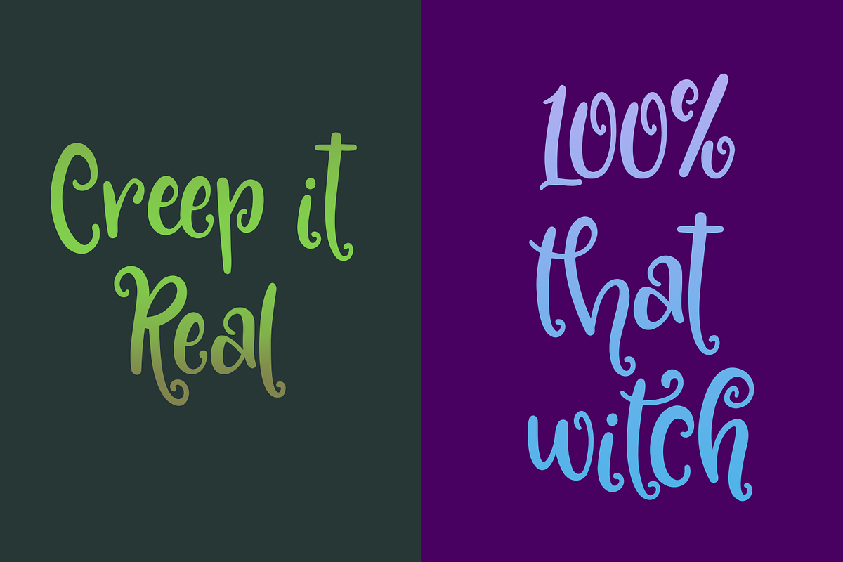 Something Wicked a spooky script font | Creative Market