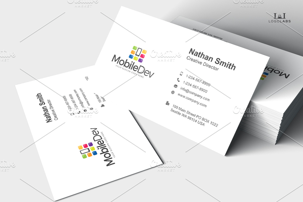 Mobile Dev Logo, a Branding & Logo Template by LogoLabs