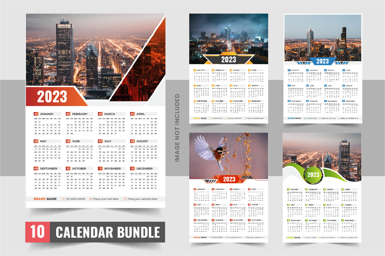 2023 Calendar Design Bundle | Creative Market
