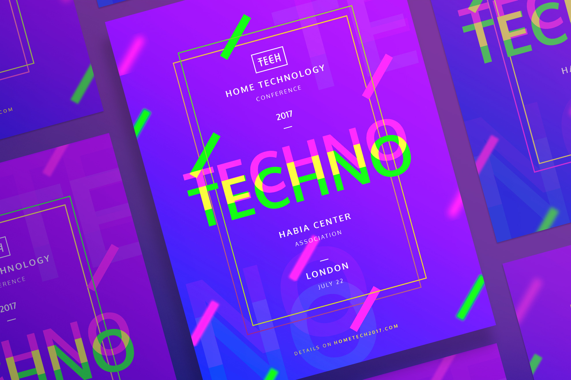 Posters | Home Tech | Flyer Templates ~ Creative Market