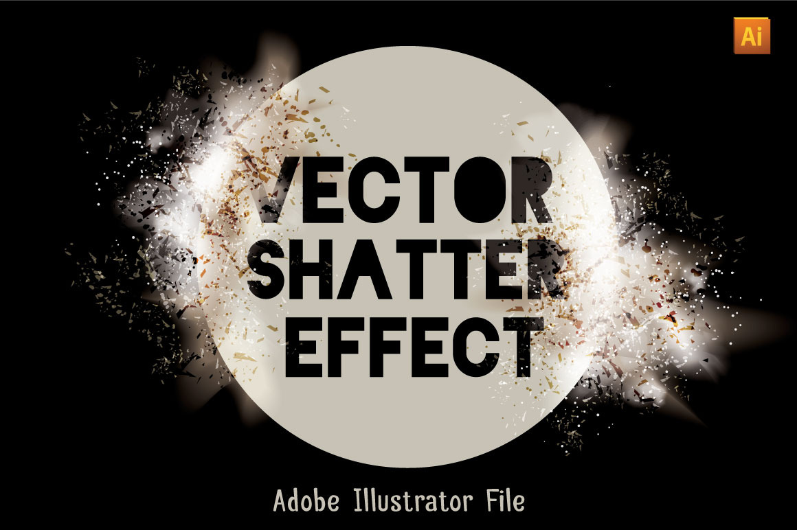 Vector Shatter Effect Set, a Texture Graphic by Transfuchsian
