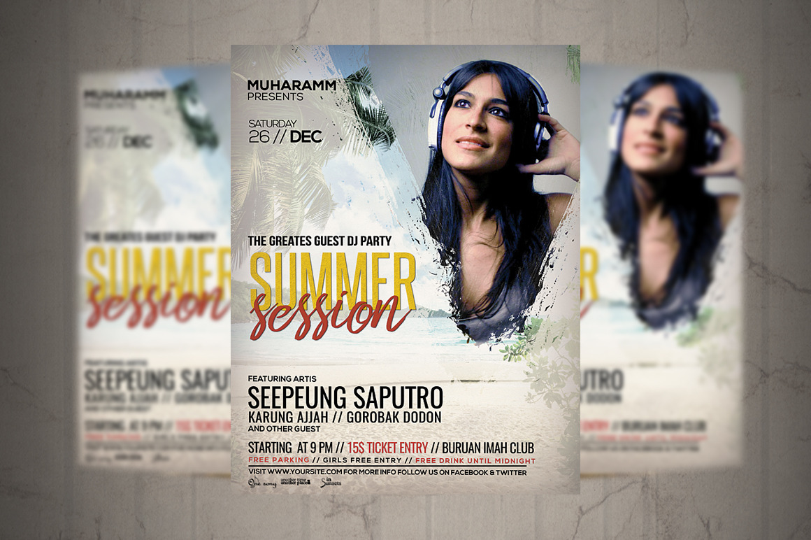 Summer Session Flyer / Poster, a Flyer Template by Septian