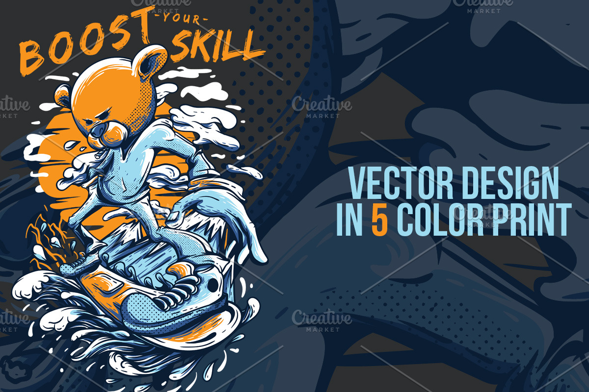 Boost Your Skill Vector Illustration, an Illustration by badsyxn