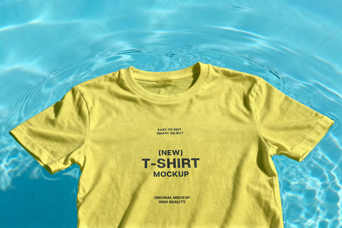 Floating T-Shirt Mockup, a Shirt Mockup by Design Squad