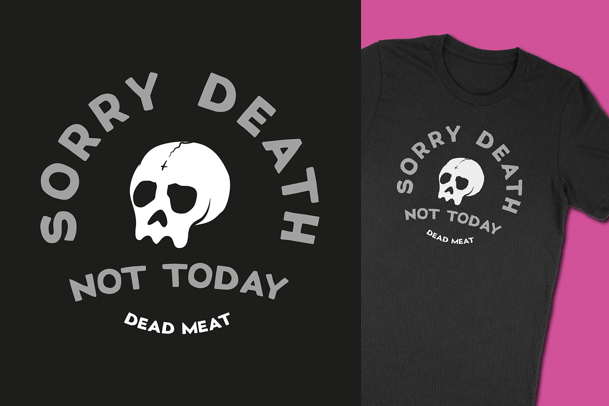 DEAD MEAT - T-shirt Design Font, a Sans Serif Font by Colt Type Co