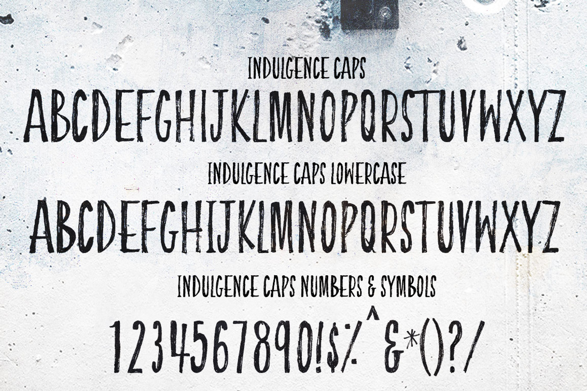 Indulgence Script Font Duo, a Script Font by Creativeqube Design