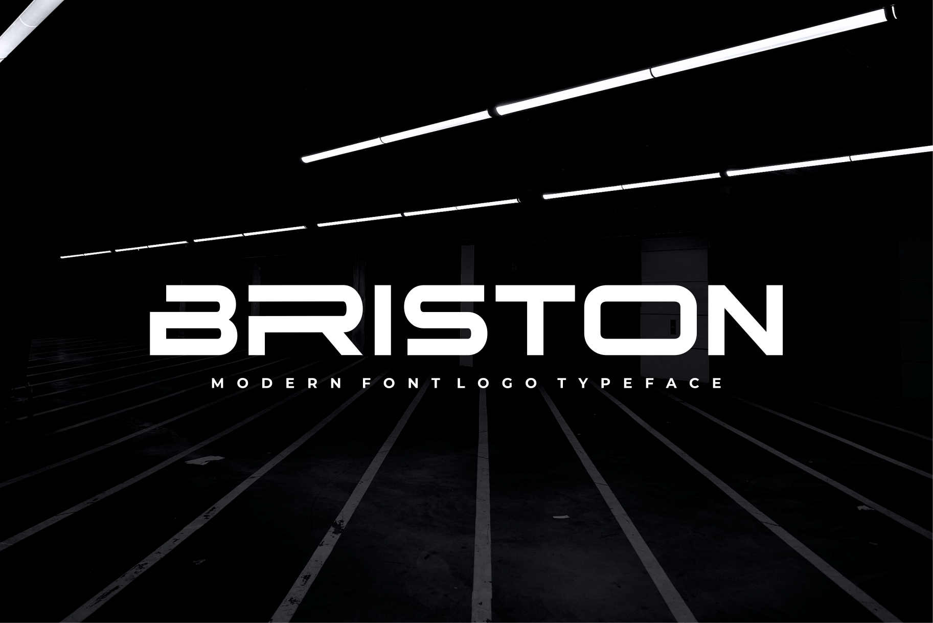 BRISTON - font logo typeface