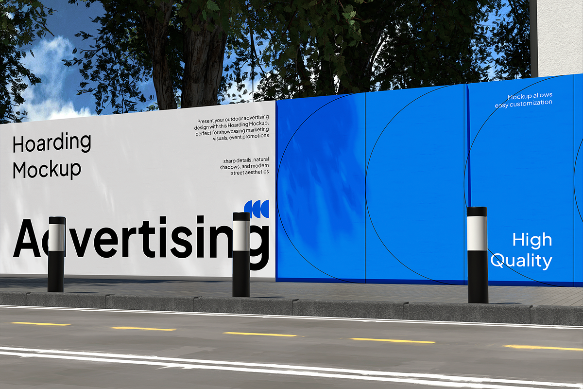 Hoarding Mockup, an Advertising Mockup by Permadi Creative