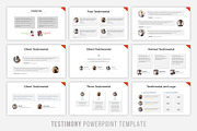 Testimonial slides
