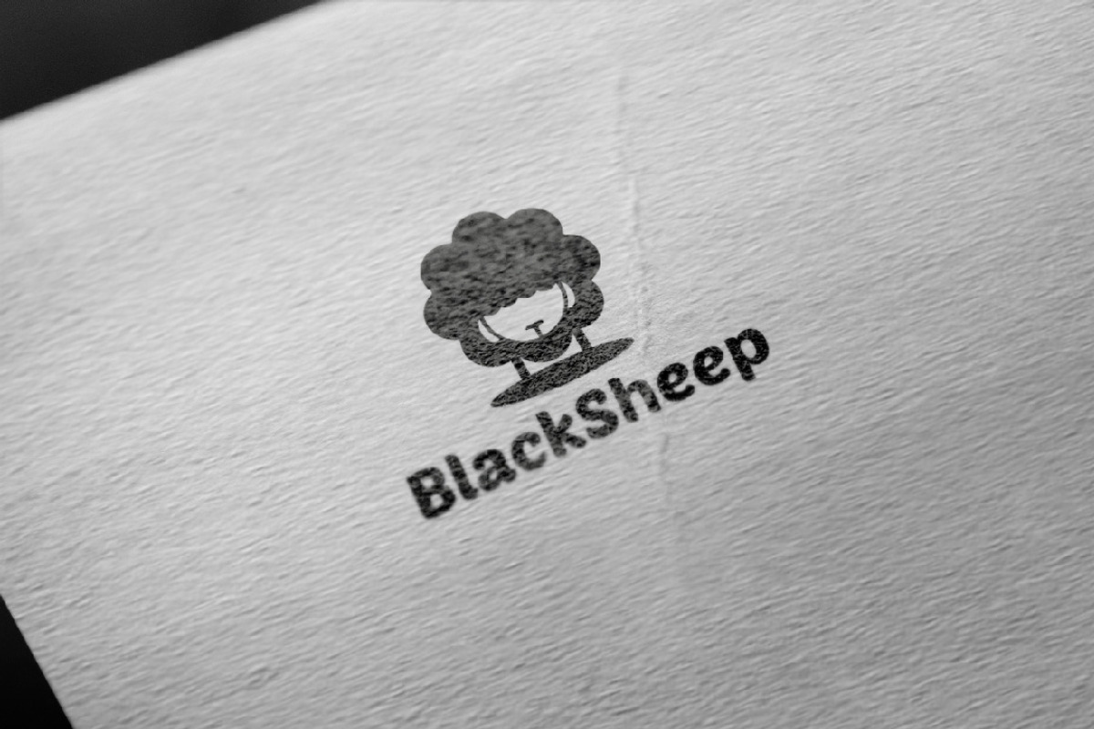 Black Sheep Simple Logo, a Branding & Logo Template by jongcreative