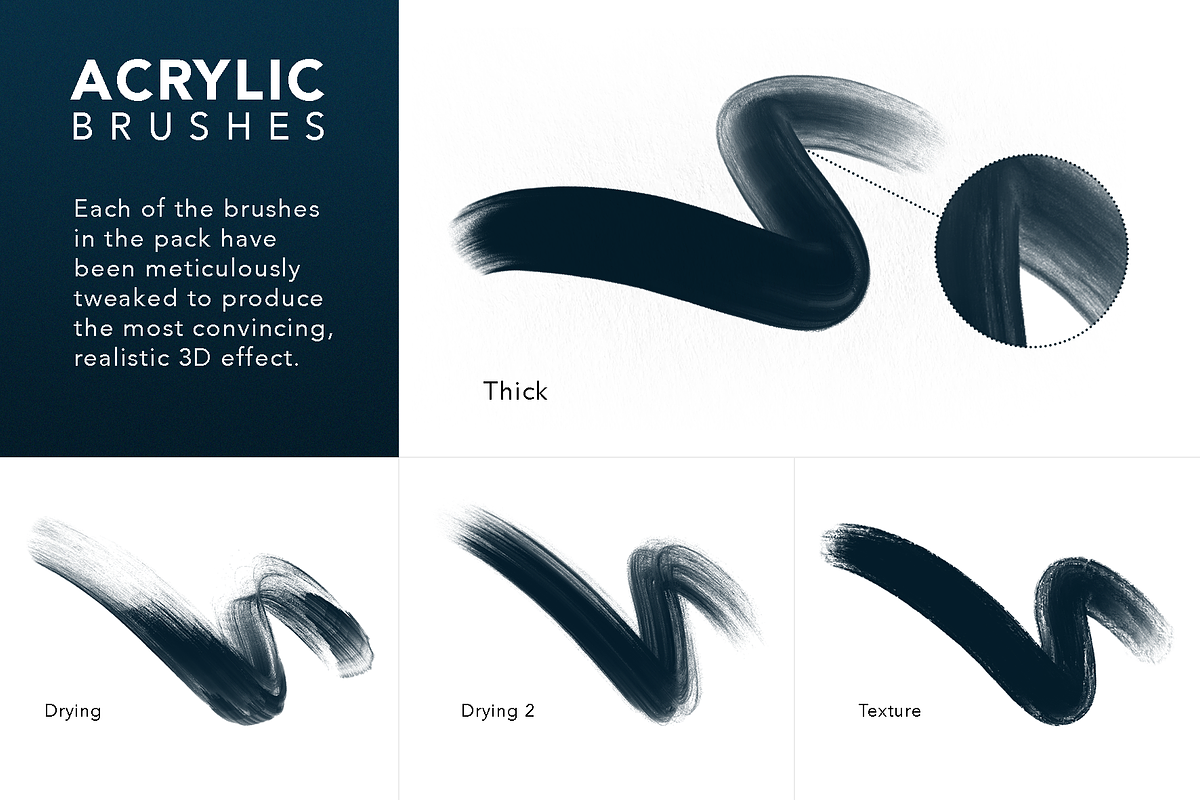 Acrylic for Procreate, a Brush Add-On by BrushUp