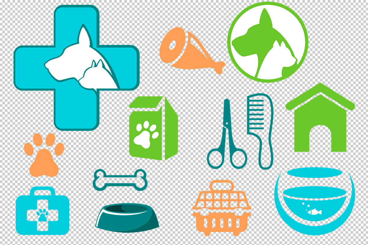 Veterinary symbols, an Animal Illustration by iLexx