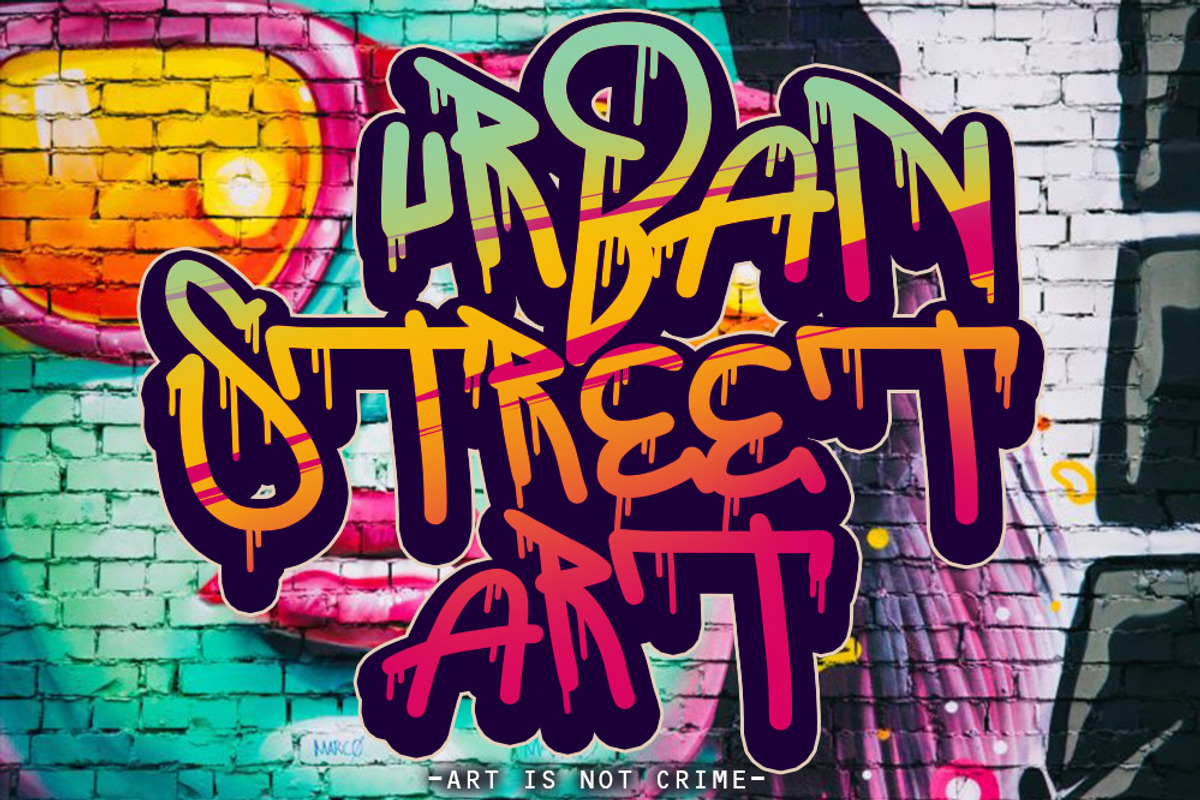 THE BOOMBER ( GRAFFITI FONT ), a Blackletter Font by fluffyartstudio