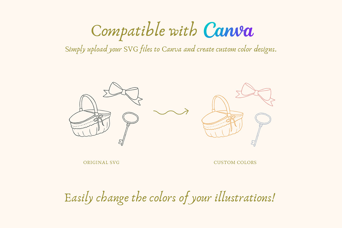Cottage Core Illustrations PNG SVG EPS