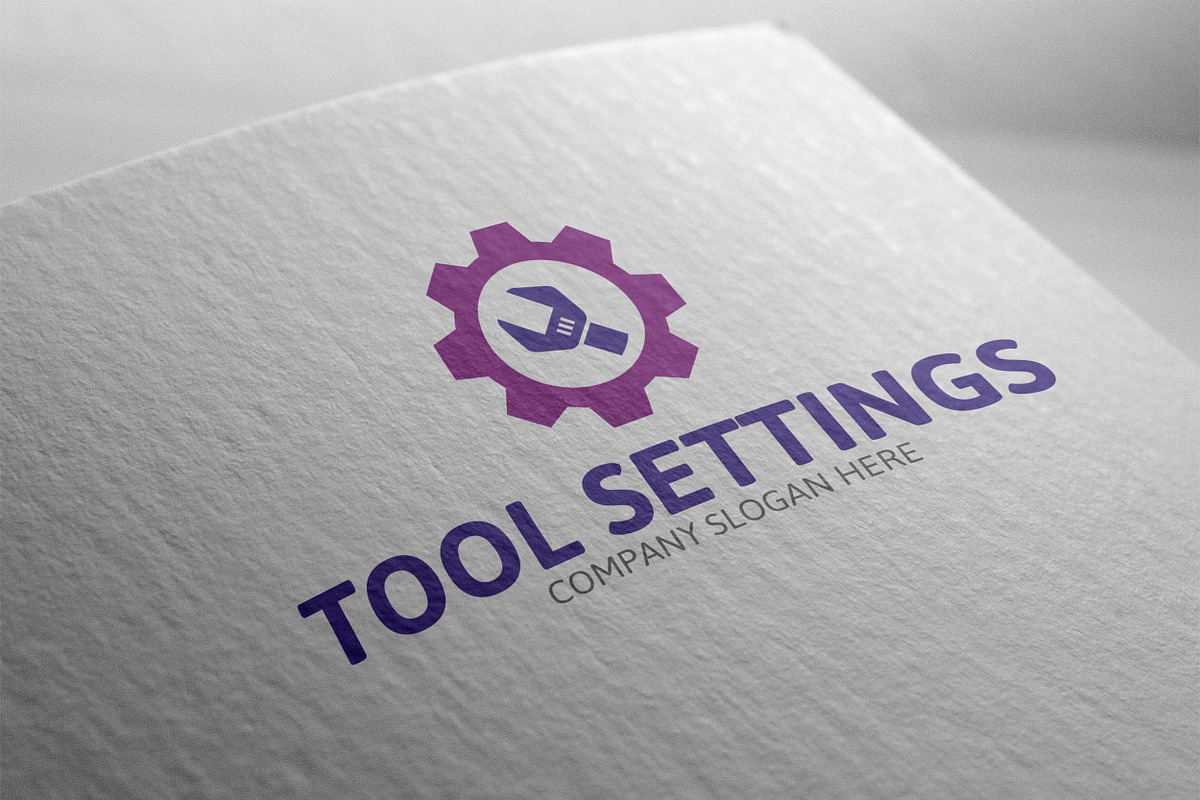 Tool Settings Logo, a Branding & Logo Template by Josuf Media