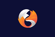 Circle Fox Logo, a Branding & Logo Template by Musafeer Studio