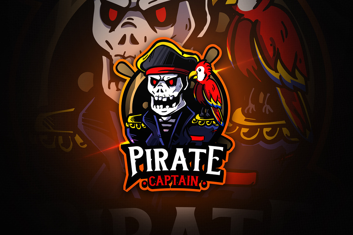 Pirate Captain - Macsot & EsportLogo, a Branding & Logo Template by AQR ...