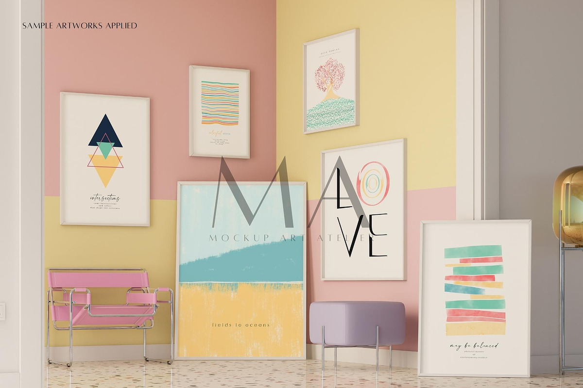 Set of 24 Mix Mockup Bundle, a Household Mockup by Mockup Art Atelier