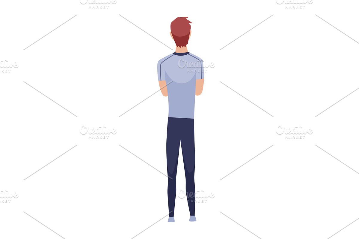 People character back view, a Person Illustration by Things for ...
