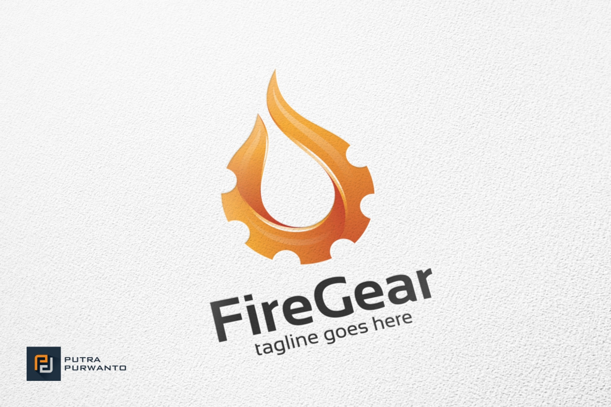 Fire Gear - Logo Template, a Branding & Logo Template by putra_purwanto