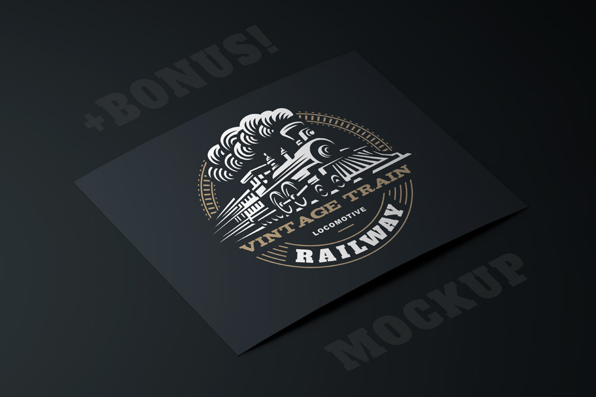 Locomotive logo illustration, a Branding & Logo Template by SODESIGN