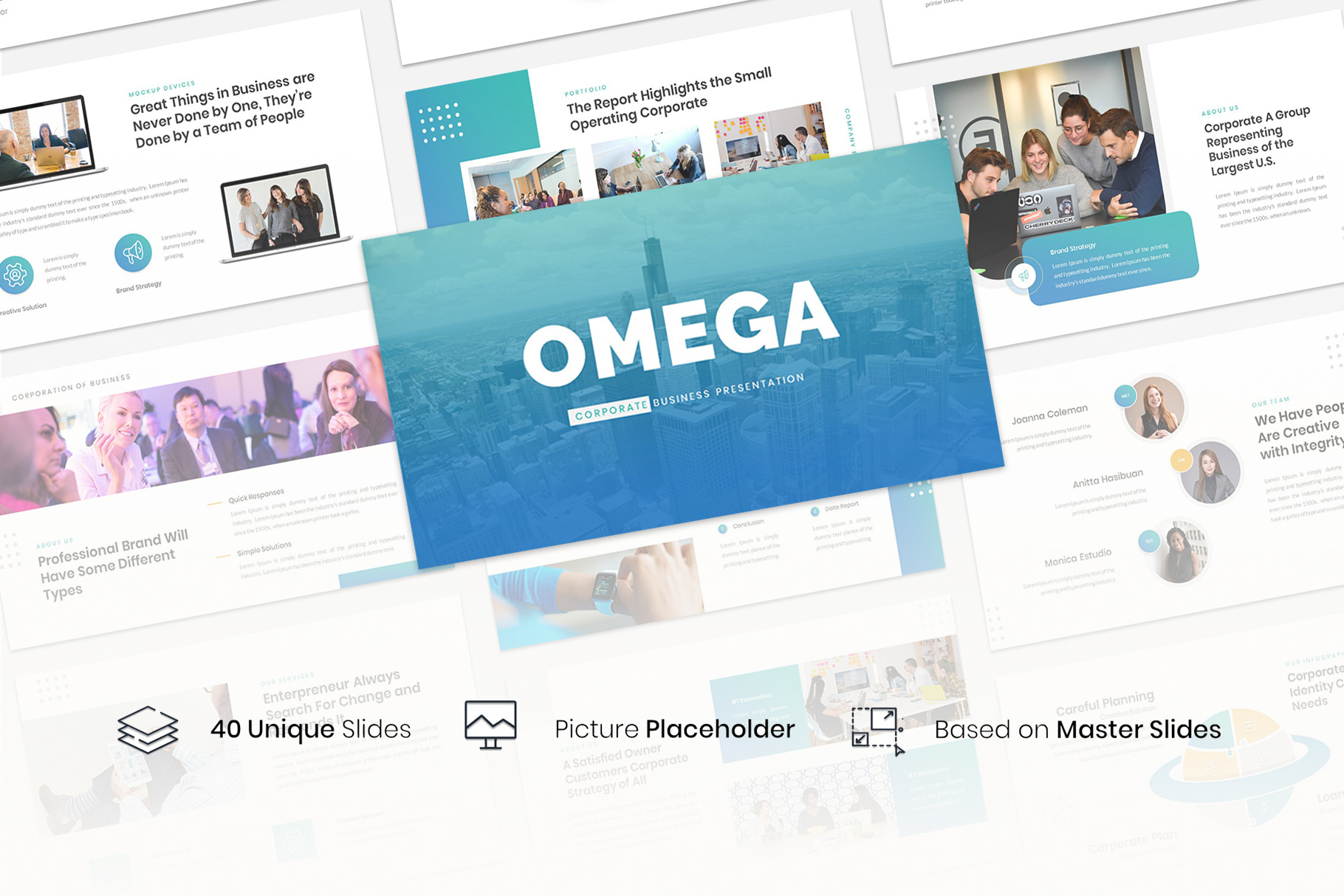 Omega Business Googleslides Template | Creative Market