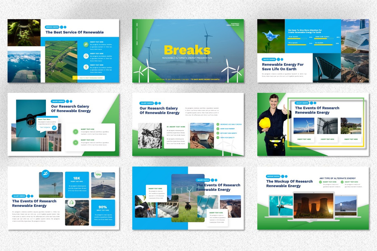 Enervo - Alternate Energy Keynote, a Presentation Template by Dhabee
