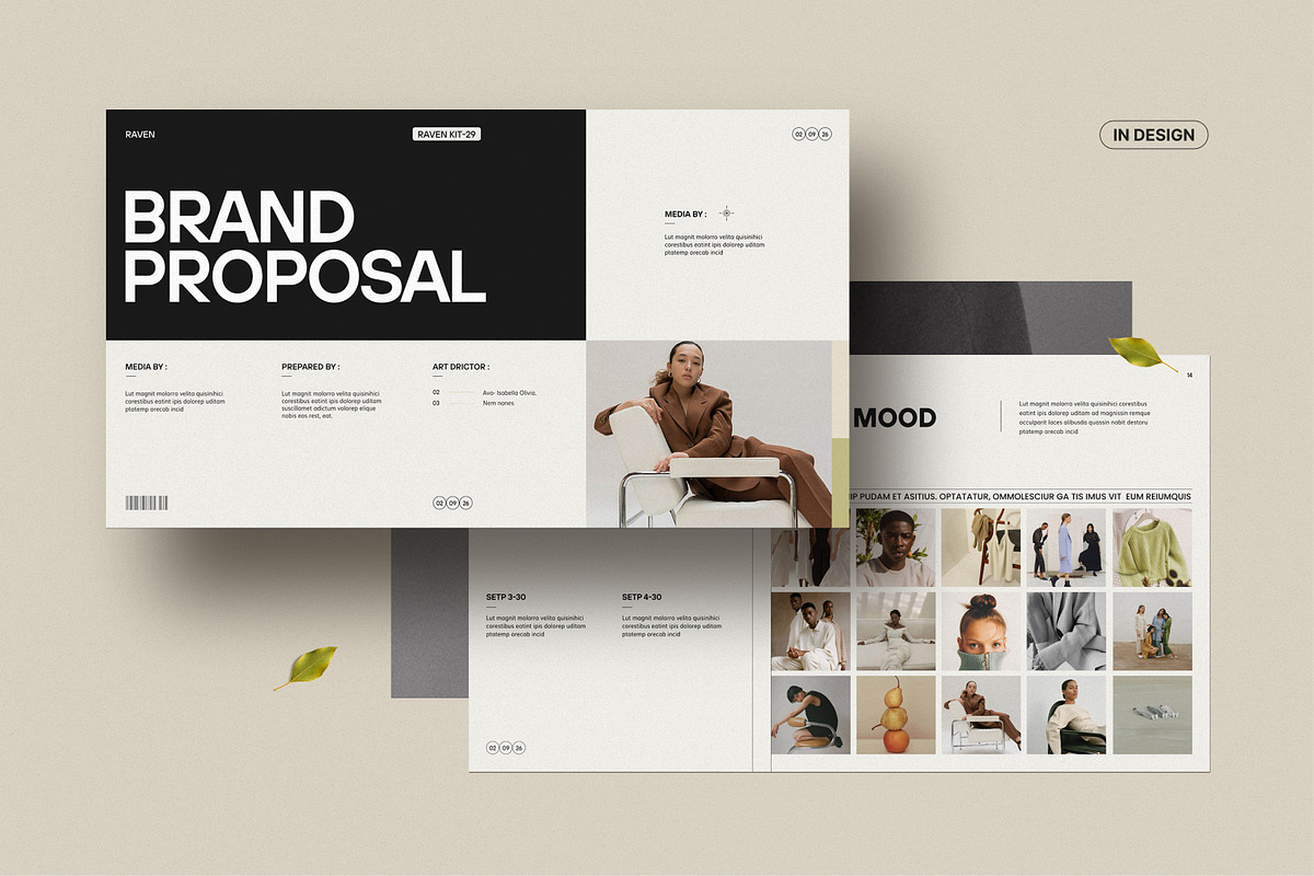 Raven | Brand Proposal, a Presentation Template by GoldenPixelStudio