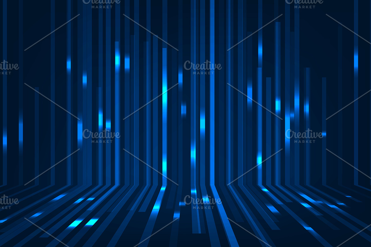 Abstract blue lines background, a Pattern Graphic by majcot