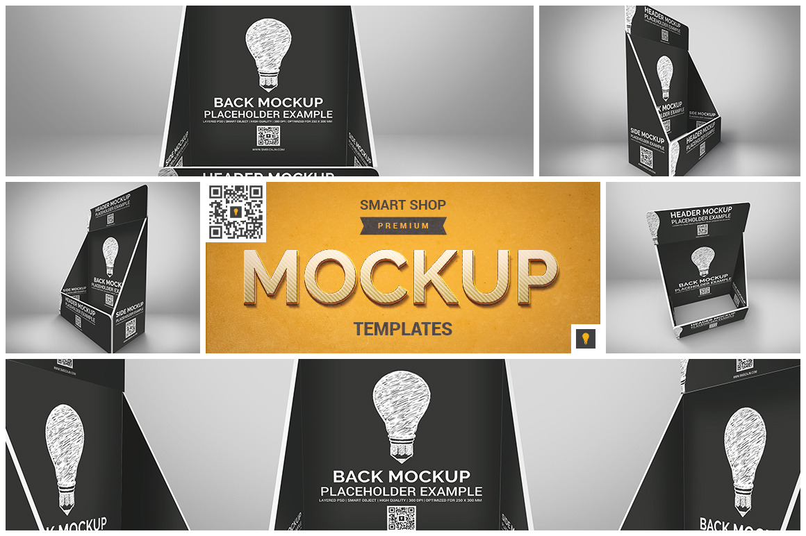 Table Top Display Mockup, an Advertising Mockup by Shocky Design Studio ...