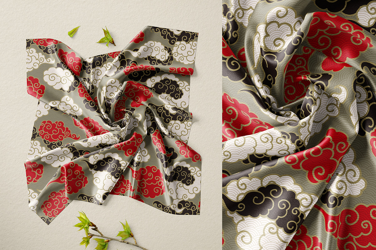 Japanese Patterns Collection A Pattern Graphic By Ilonitta