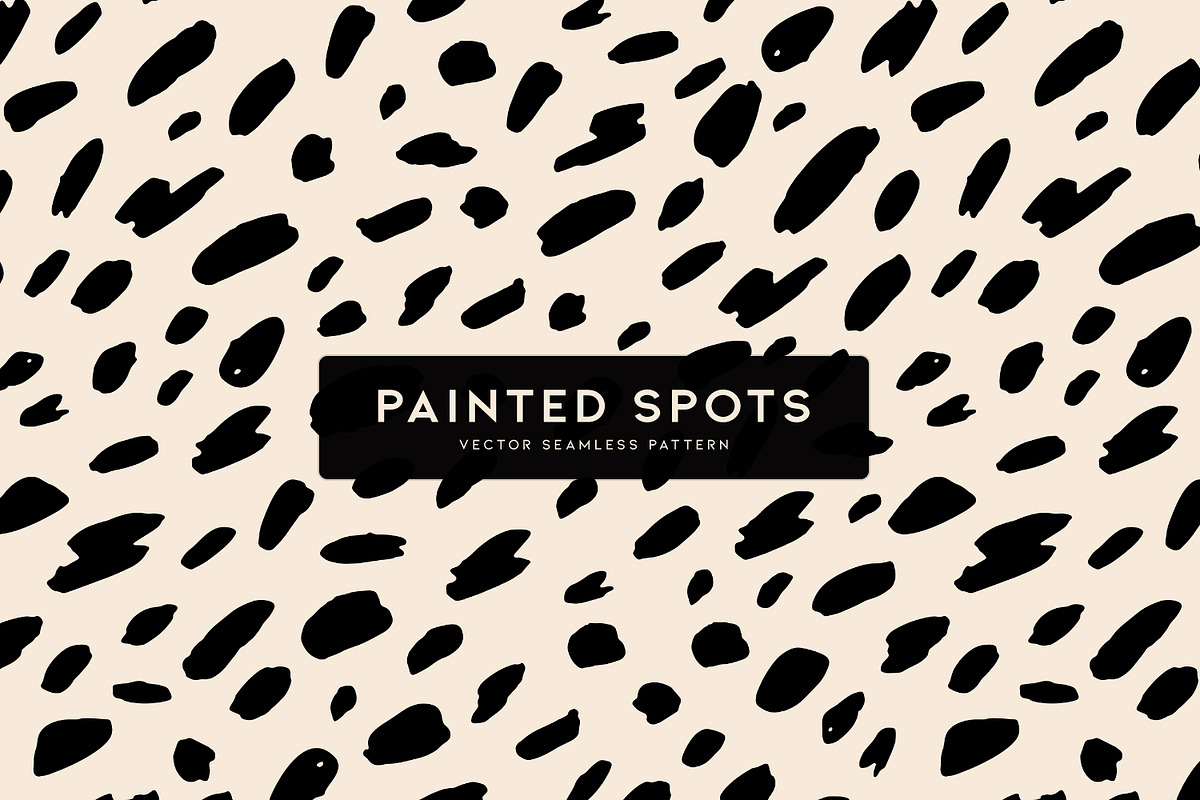 Painted Spots | Vector Print, a Texture Graphic by MalyskaStudio