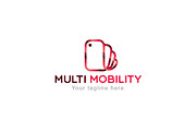 Multi Mobility- Mobile Store Logo, a Branding & Logo Template by VecRas