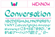 conversation font