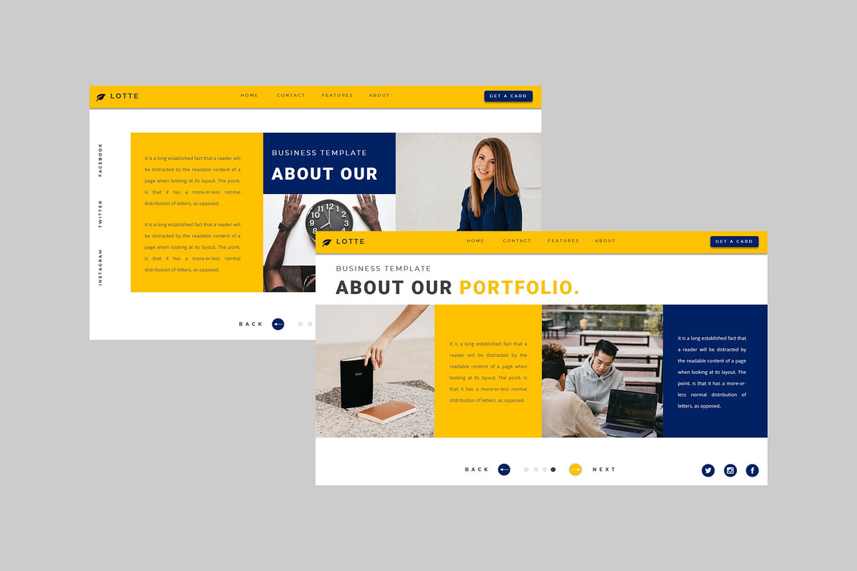 LOTTE Powerpoint Template, a Presentation Template by Yo Slide