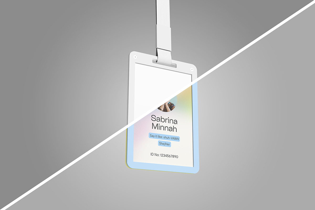 Corporate ID Card Mockup