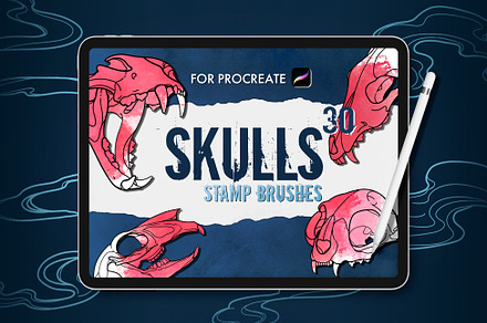50 Procreate Animal Stamp Brushes | Brushes ~ Creative Market