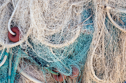 fisherman nets, an Abstract Photo by villorejo