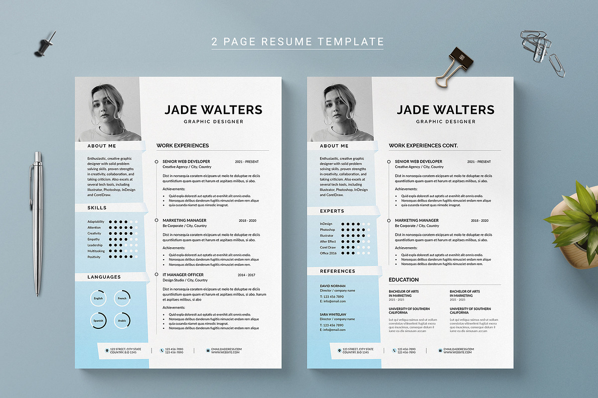 Word Resume - CV, a Resume Template by Creativity-Design