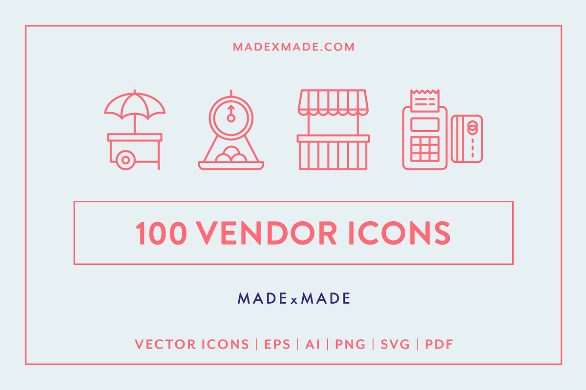 Vendor Line Icons