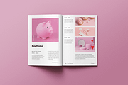 Pink Portfolio Template, a Templates & Theme by evgenystudio