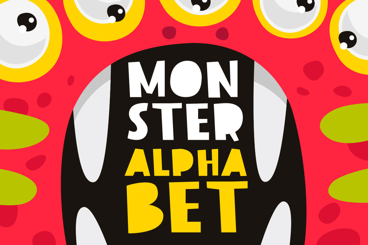 Monster Alphabet, an Animal Illustration by chekart