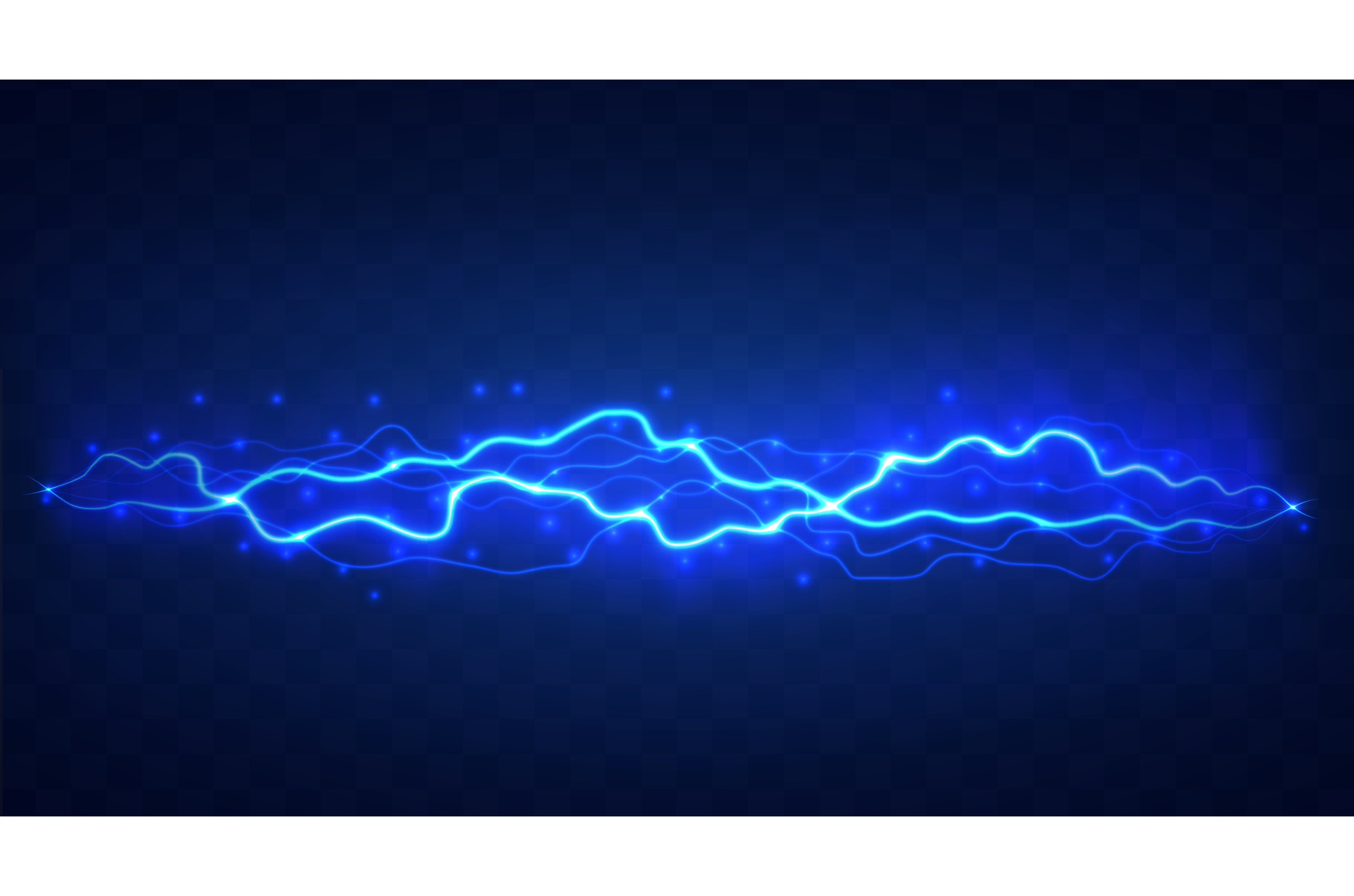 Lightning flash effect. Realistic, an Illustration by ModVector ...