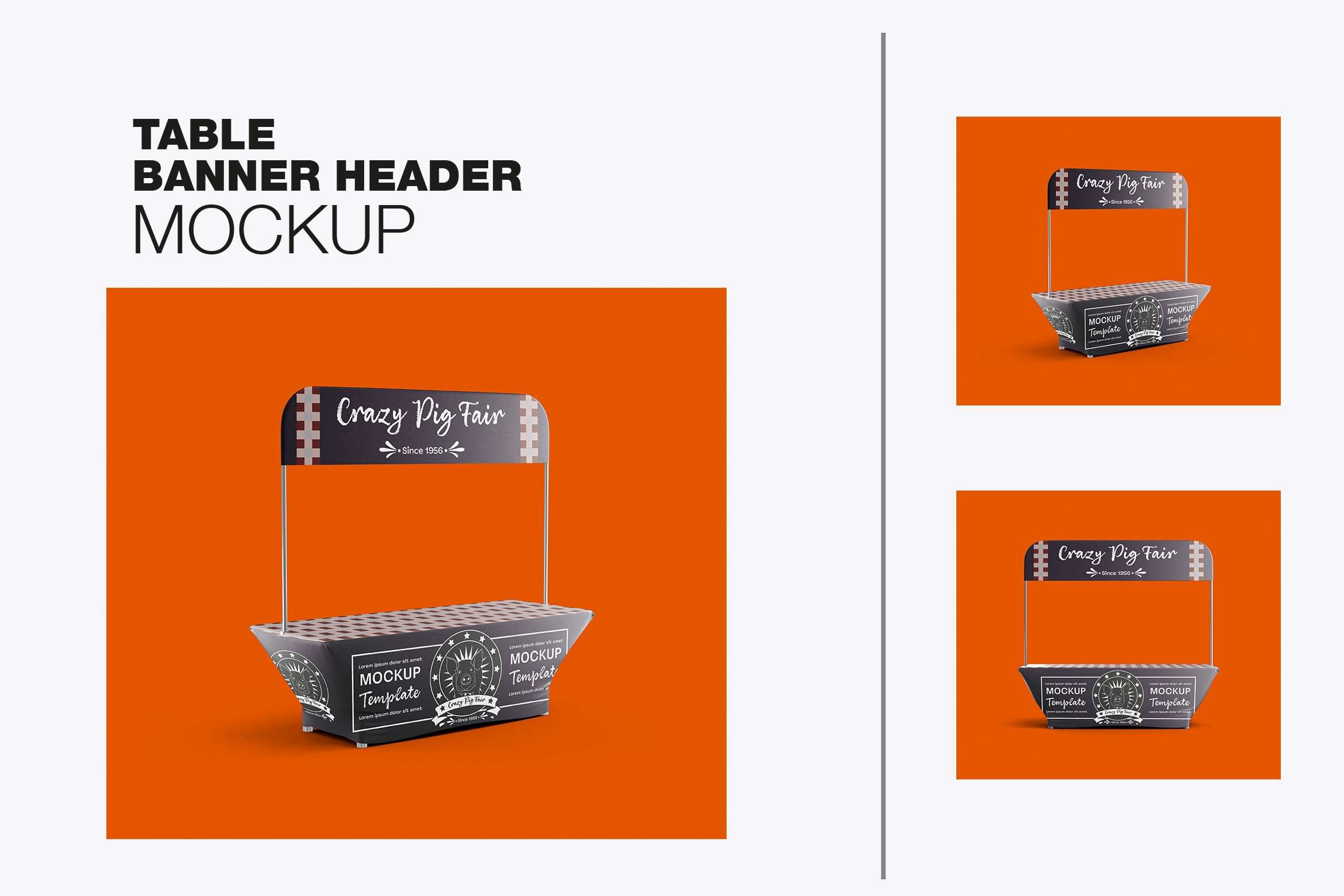 Promo Stand Banner Mockup, a Product Mockup by OneVectorStock