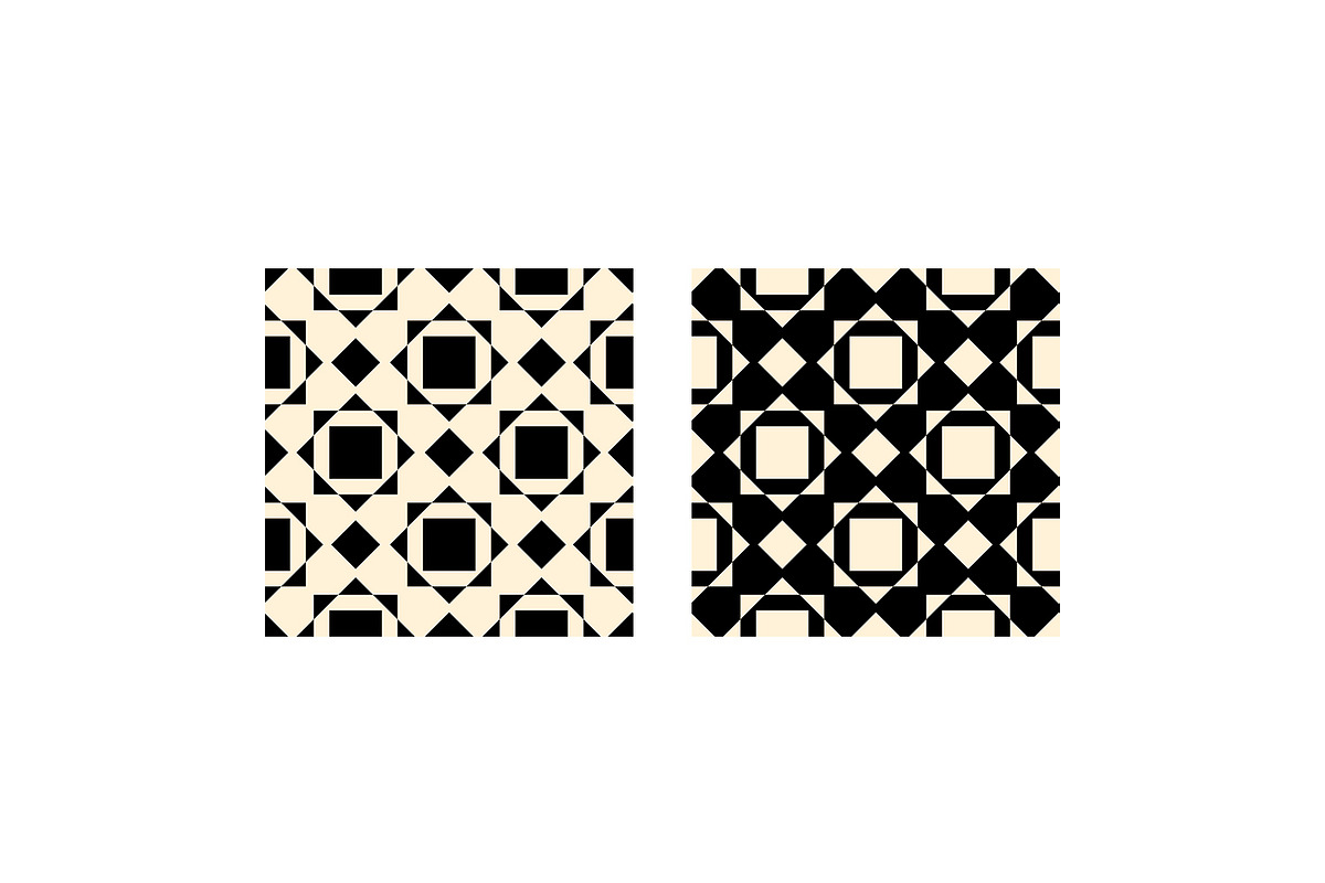 Geometric Monotone Pattern, a Wallpaper Graphic by MalyskaStudio
